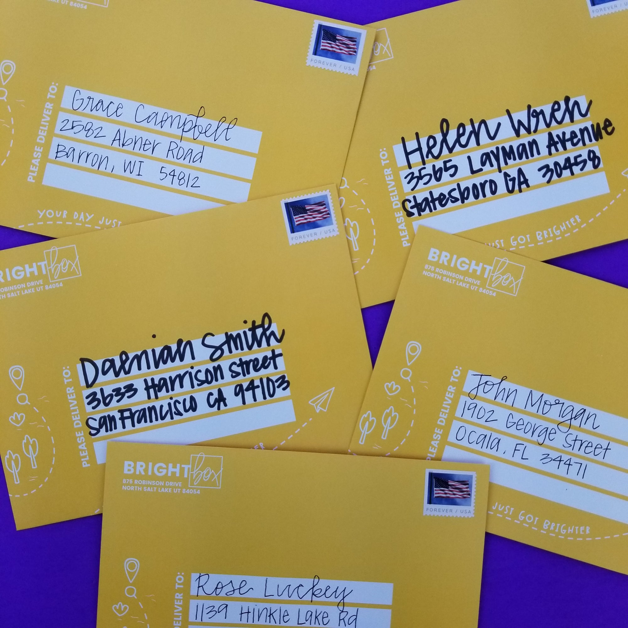 Hand Written Card - Brightbox